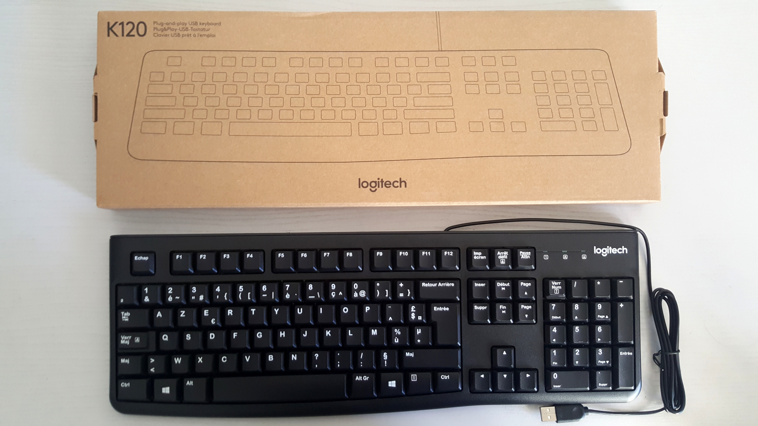 Logitech K120 - Claviers et souris - Sun Valley Systems